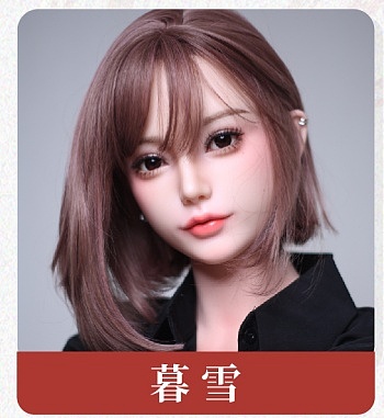 LACE DOLL 163cm Hカップ 暮雪（muxue）高級シリコンラブドール 赤いウィッグ黒い衣装等身大リアル巨乳美人