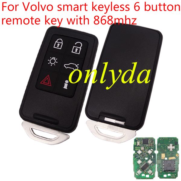 For Volvo smart keyless 6B PCF7945 chip 868MHZ the PCB is OEM