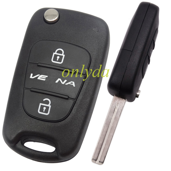 For hyun Verna 3 button remote key blank