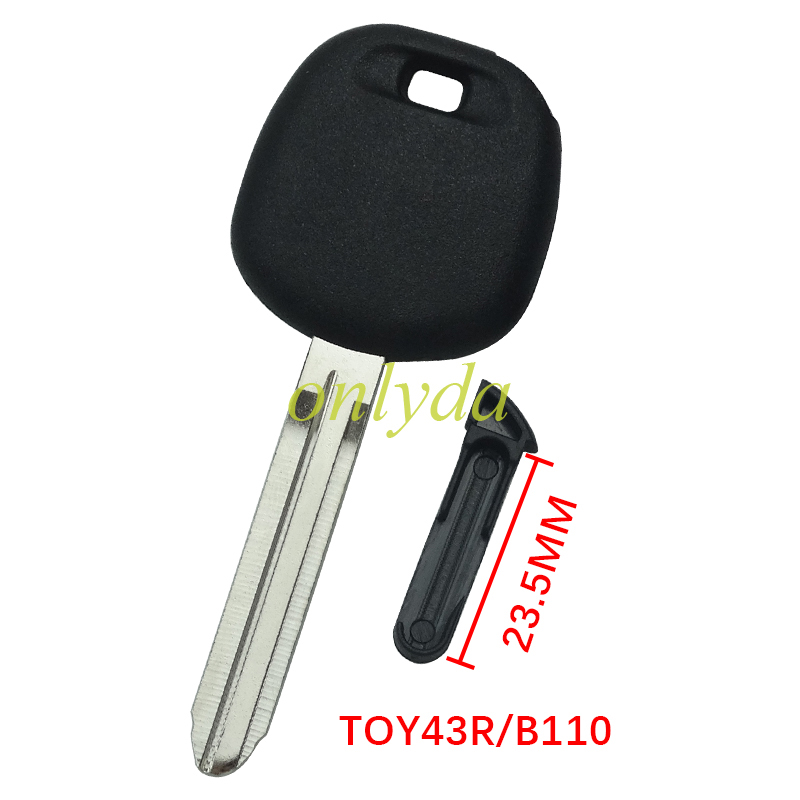 Super Stronger GTL shell Toyota transponder key blank TOY43R blade ...