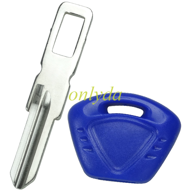 For Triumph Motorcycle key with right blade (Blue)