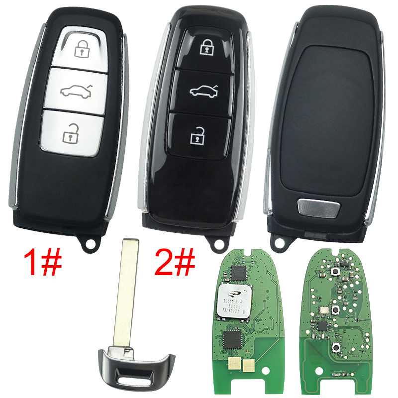 KYDZ Aftermarket Audi A8 MLB Keyless remote key super configuration ...