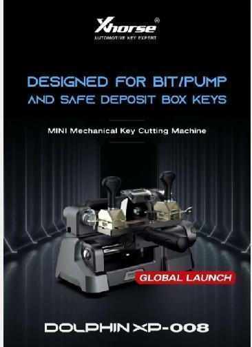 Xhorse Dolphin XP008 XP-008 Manual Key Cutting Machine for Special Keys ...