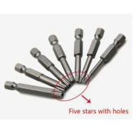 Safety Star Phillips Screwdriver Bit Set T10-T40 2 Length 7 Pieces/ lot