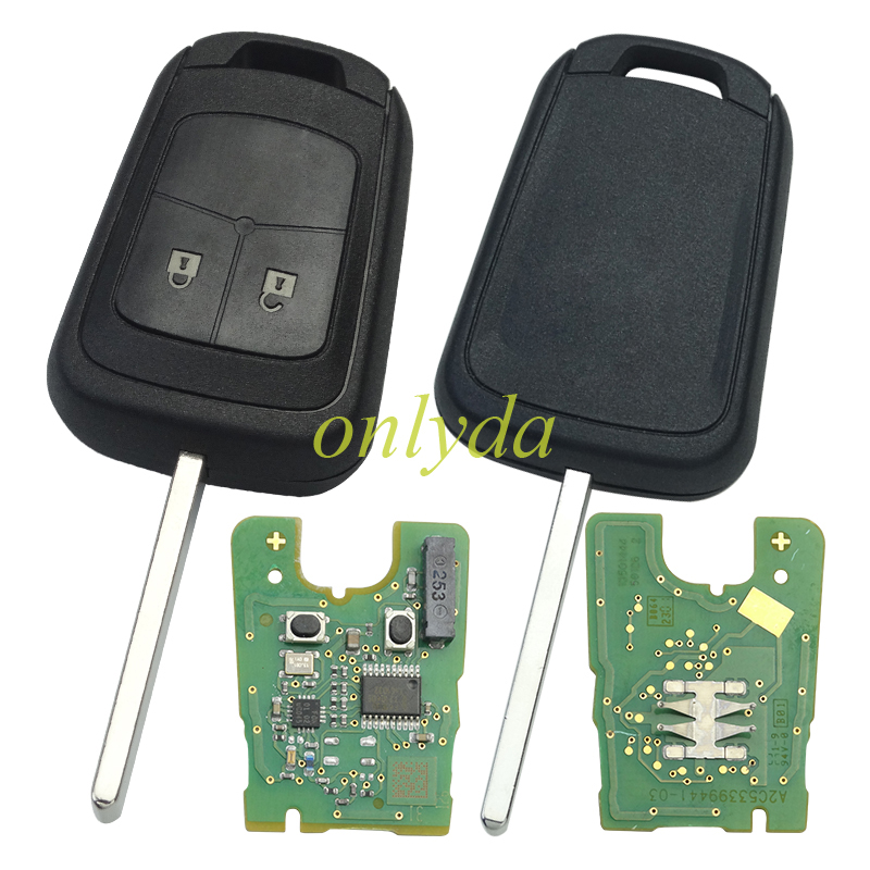 For Opel 2 button remote key with 433mhz, chip :GM(Hitag2）the PCB is ...
