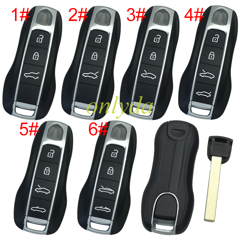OEM PORSCHE SMART KEY FOB TRANSMITTER ALARM IYZPK3 5M chip Keyless go ...