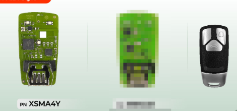 Xhorse XSMA4Y Universal Smart key 3 Buttons Audi Style for VVDI MLB Tool