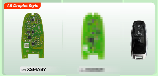 Xhorse XSMA8Y Universal Smart 3 Buttons Audi A8 Style for VVDI MLB Tool