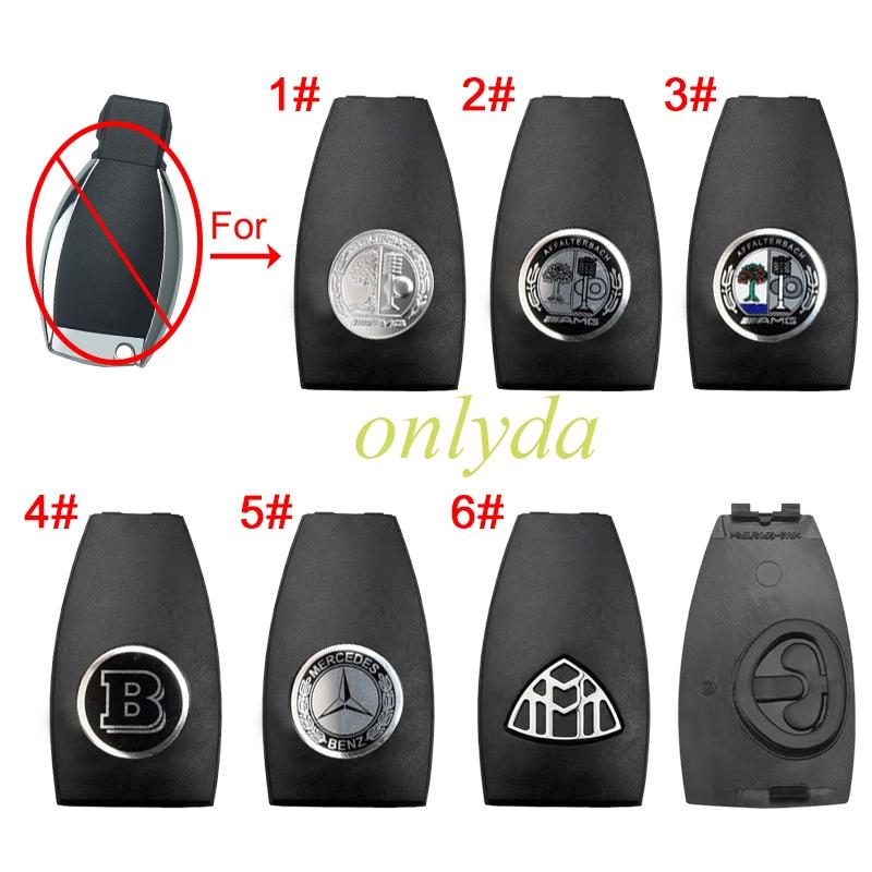 For Benz remote key case battery cover with badge, pls choose model